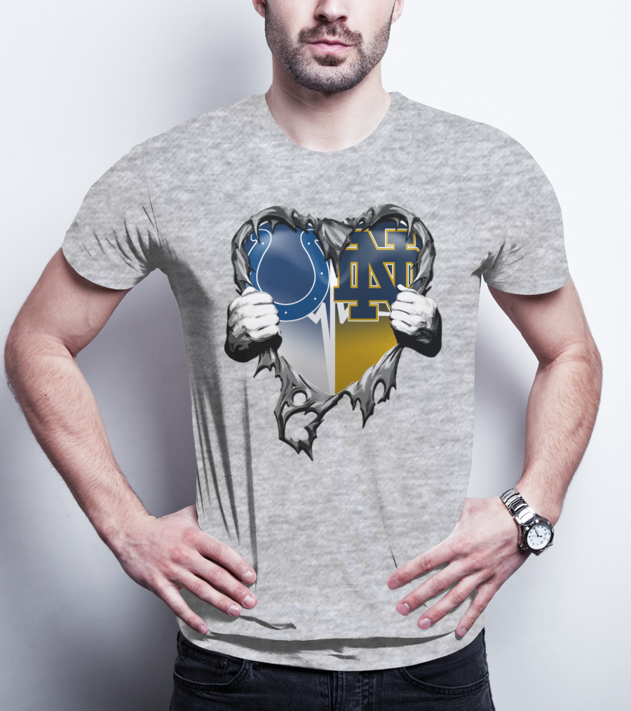 Colts Notre Dame Heart T-Shirt