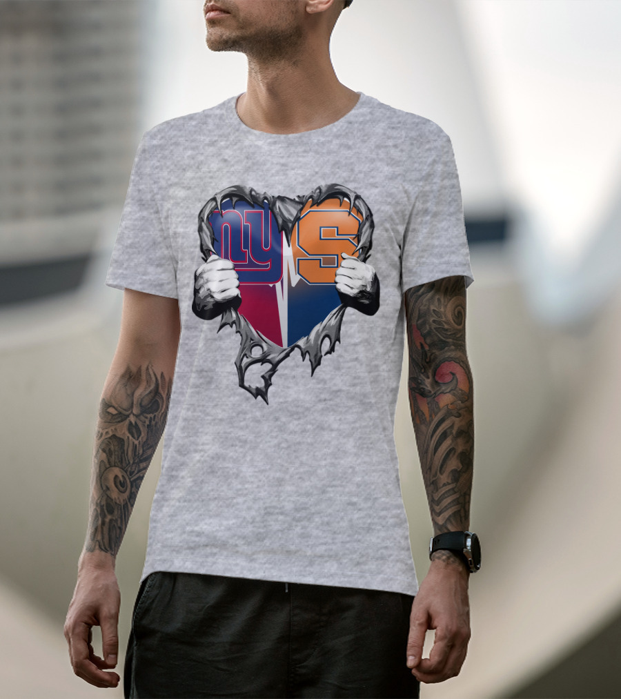 Ny Giants Syracuse Heart T-Shirt