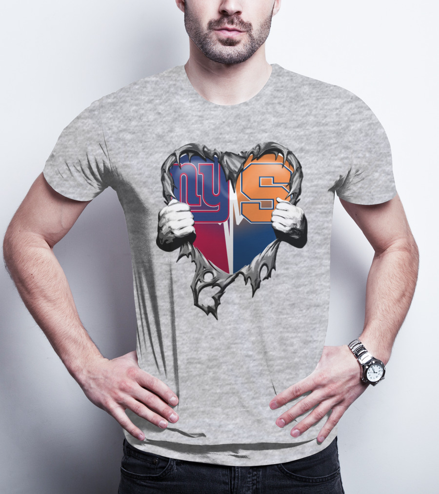 Ny Giants Syracuse Heart T-Shirt