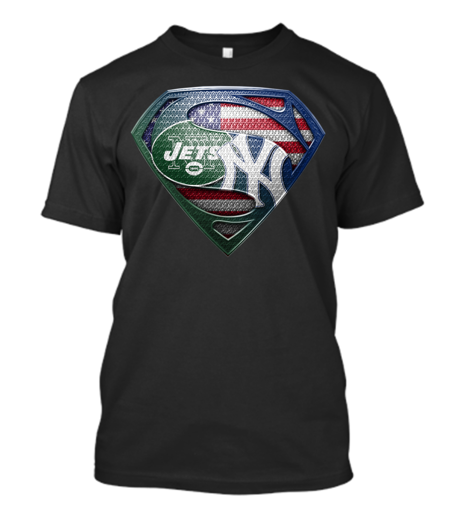 New York Jets Yankees Usa Shield T-Shirt