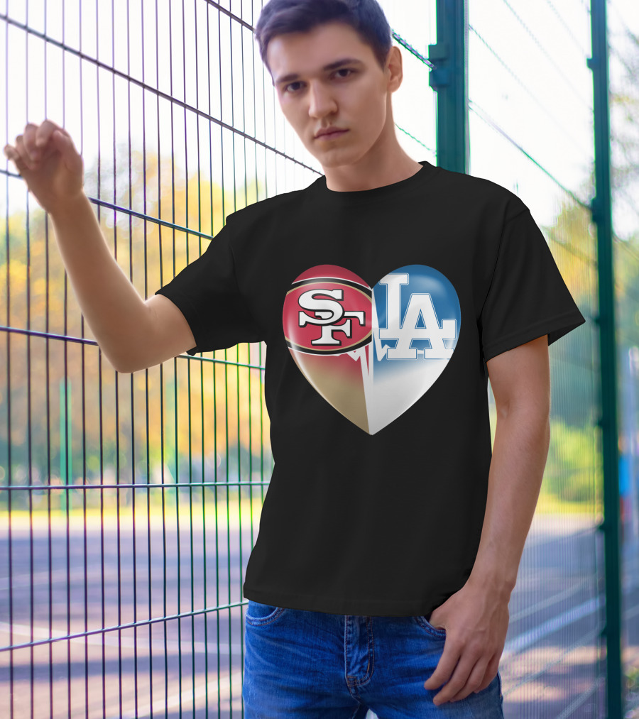 SF LA Heartbeat Rivalry T-Shirt