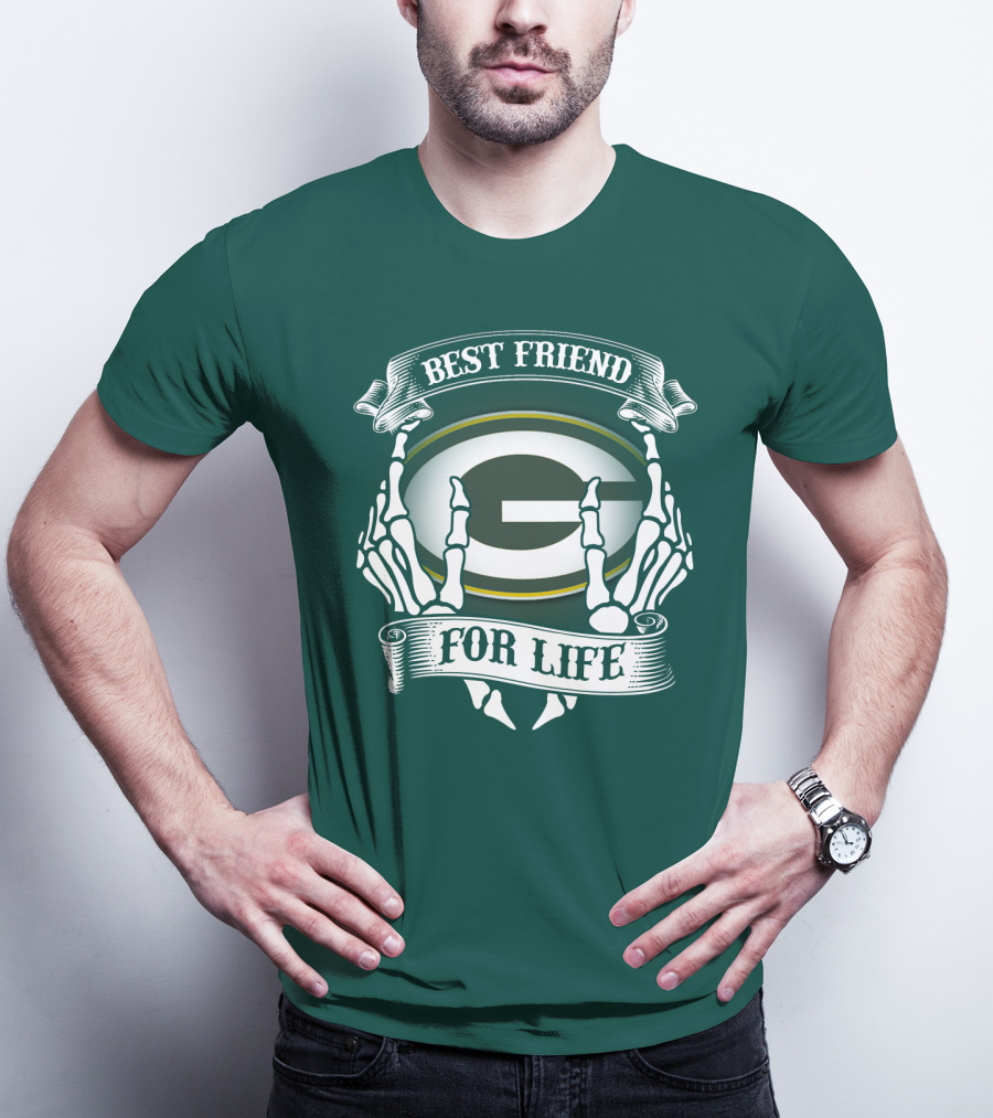 Best Friend For Life Green Bay Packers T-Shirt