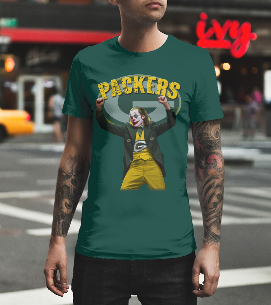 Packers Joker Fusion With Green Bay T-Shirt