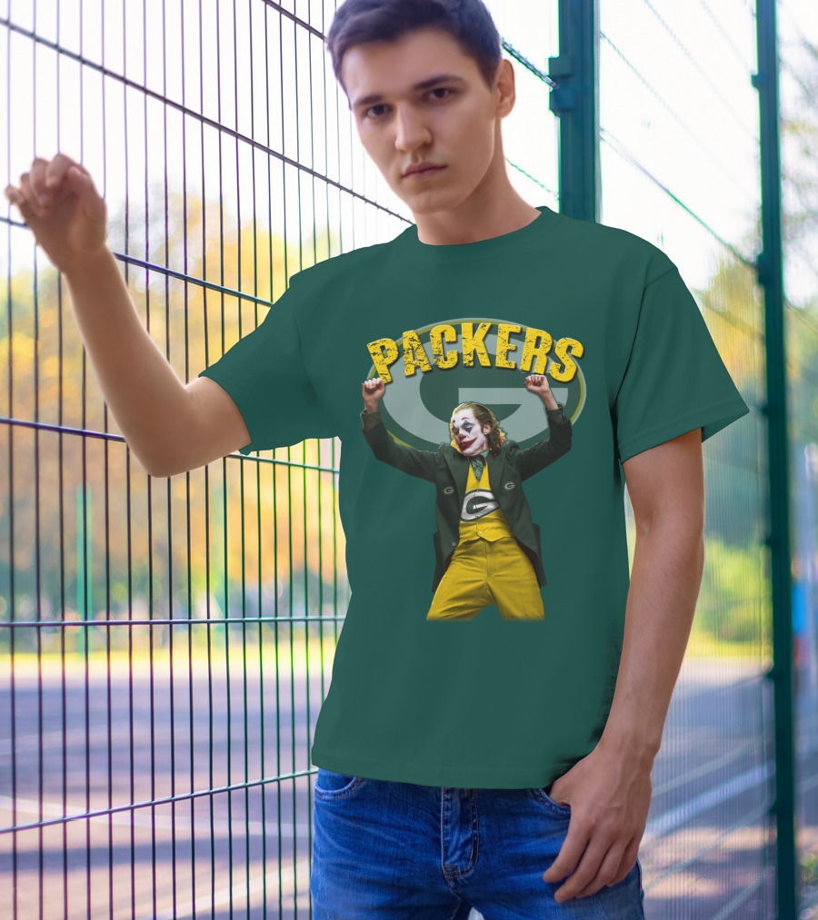 Packers Joker Fusion With Green Bay T-Shirt