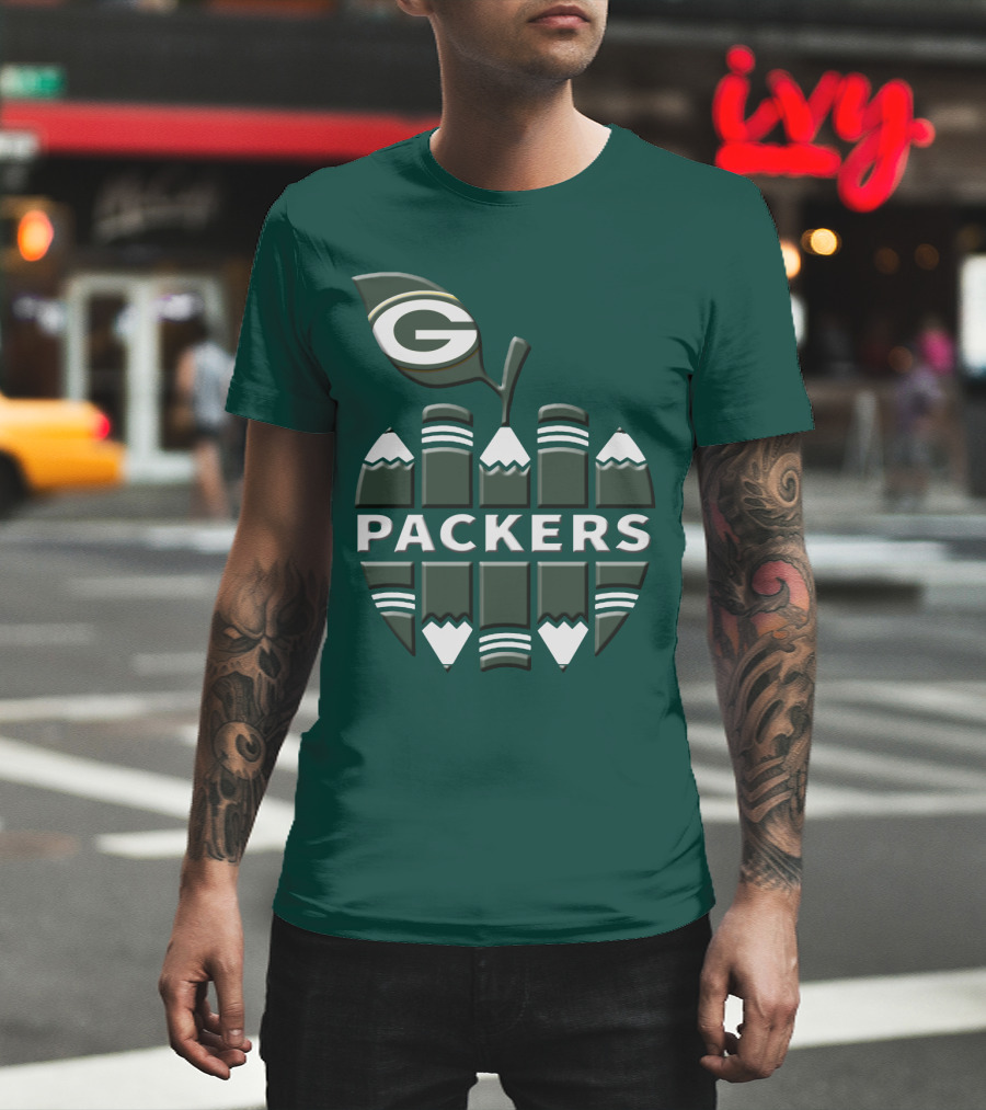 Packers Pencil Apple T-Shirt