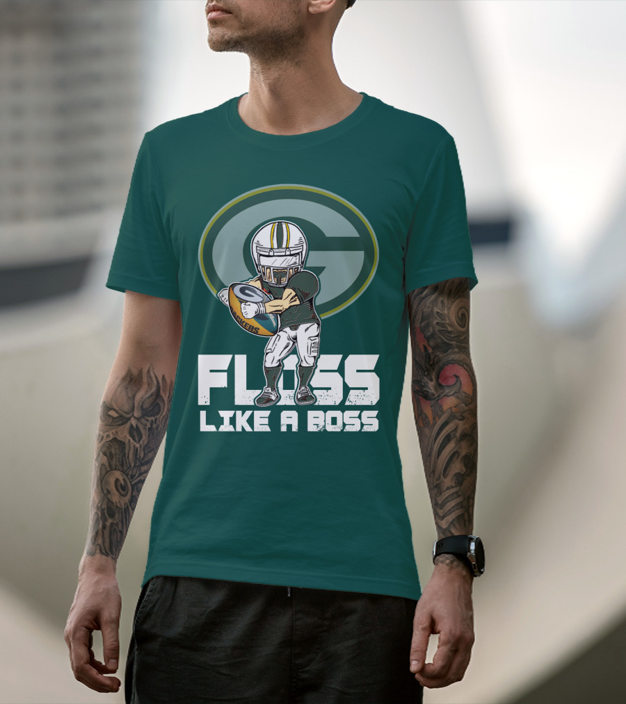 Green Bay Packers Floss Like A Boss T-Shirt