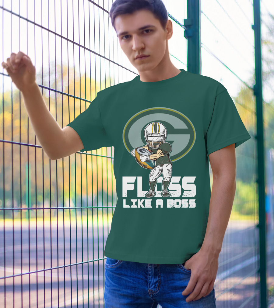 Green Bay Packers Floss Like A Boss T-Shirt