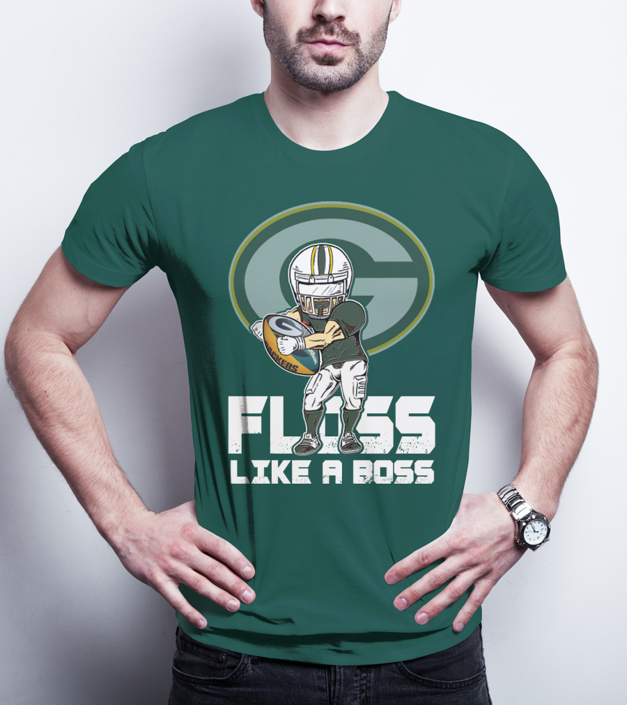 Green Bay Packers Floss Like A Boss T-Shirt