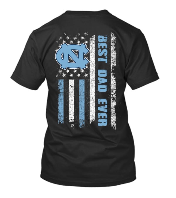 Best Dad Ever North Carolina Flag Evd 091 T-Shirt