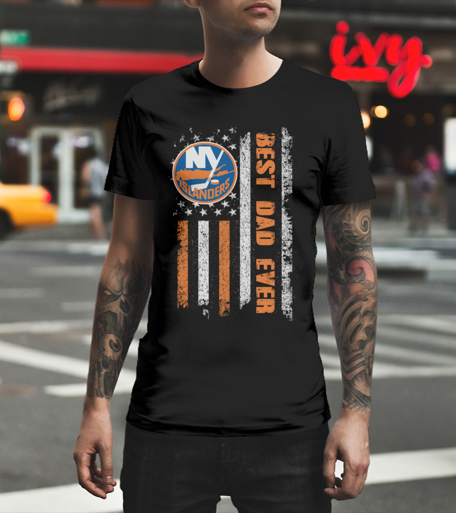 Ny Islanders Best Dad Ever Evd T-Shirt