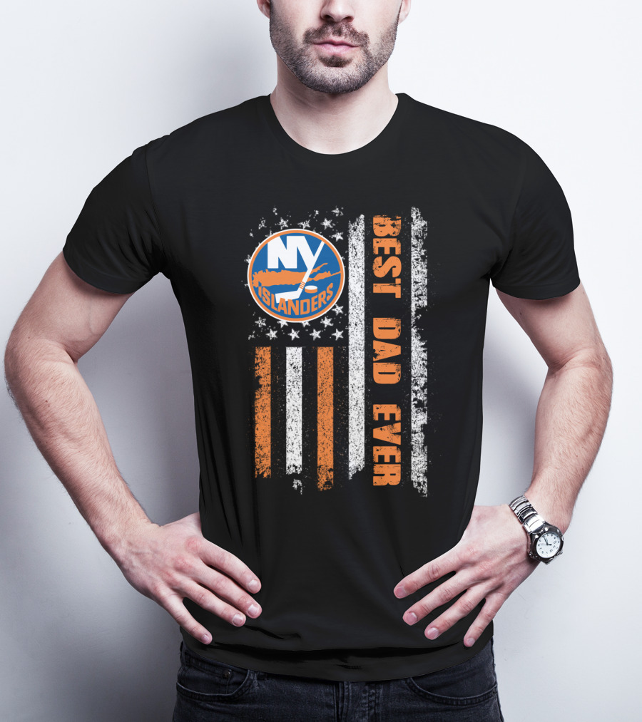 Ny Islanders Best Dad Ever Evd T-Shirt
