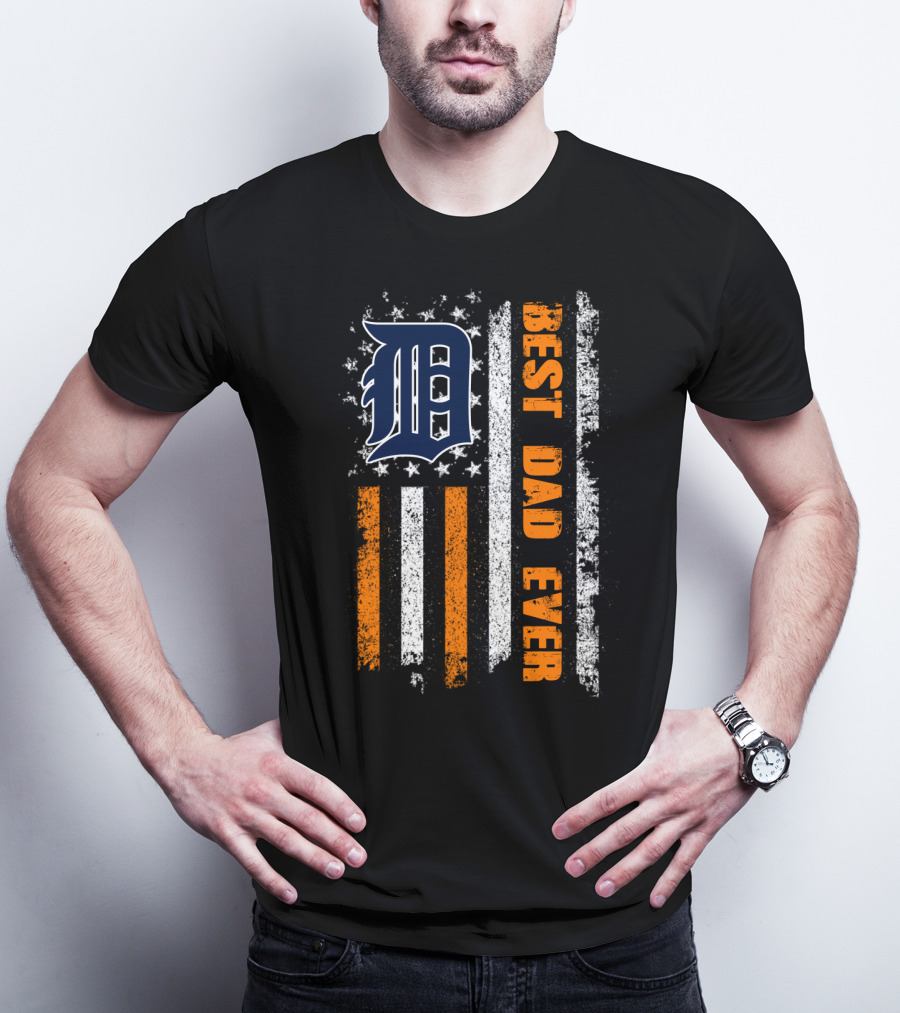 Detroit Best Dad Ever Evd 109 T-Shirt