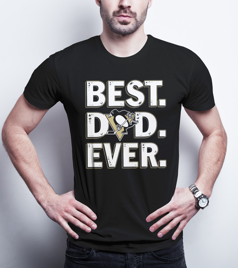 Best Dad Ever Pittsburgh Penguins T-Shirt