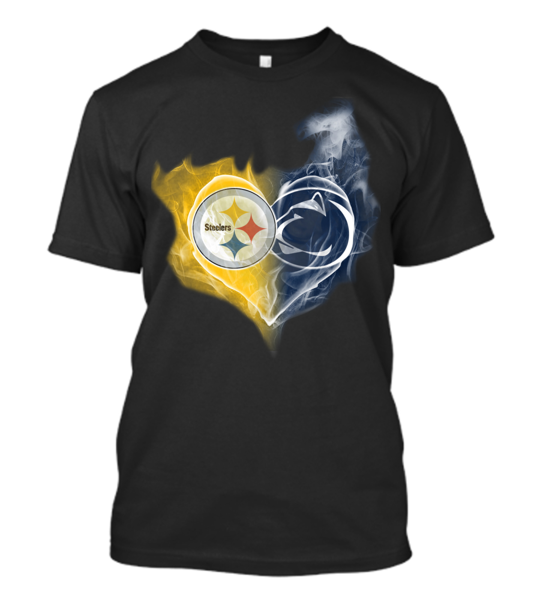 Steelers Penn State Heart Fusion T-Shirt