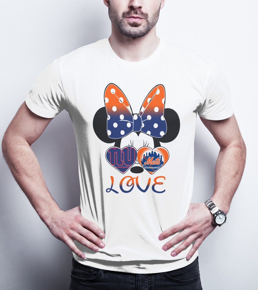 Ny Giants Ny Mets Love T-Shirt