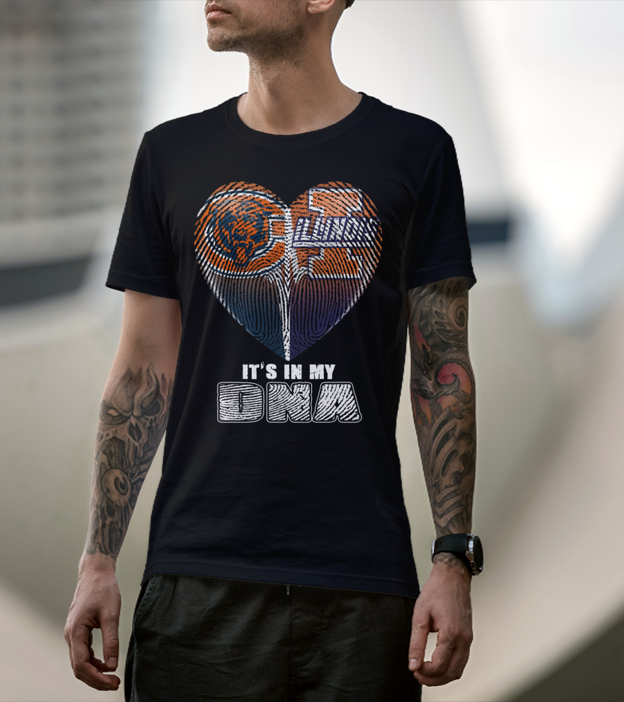 Chicago Bears Illinois It's In My Dna T-Shirt