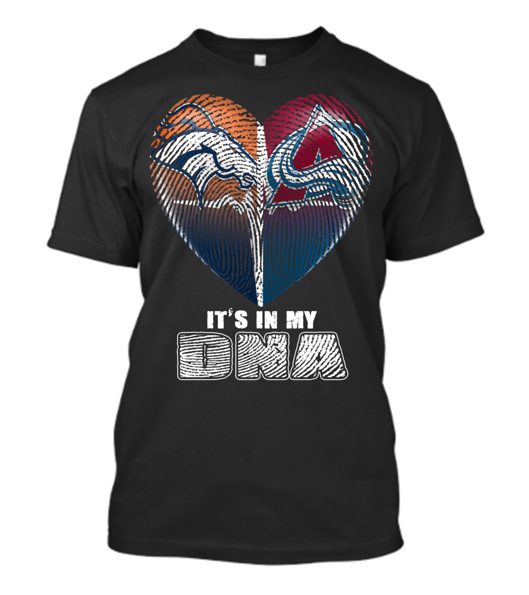 Denver Broncos Colorado Avalanche It's In My Dna T-Shirt