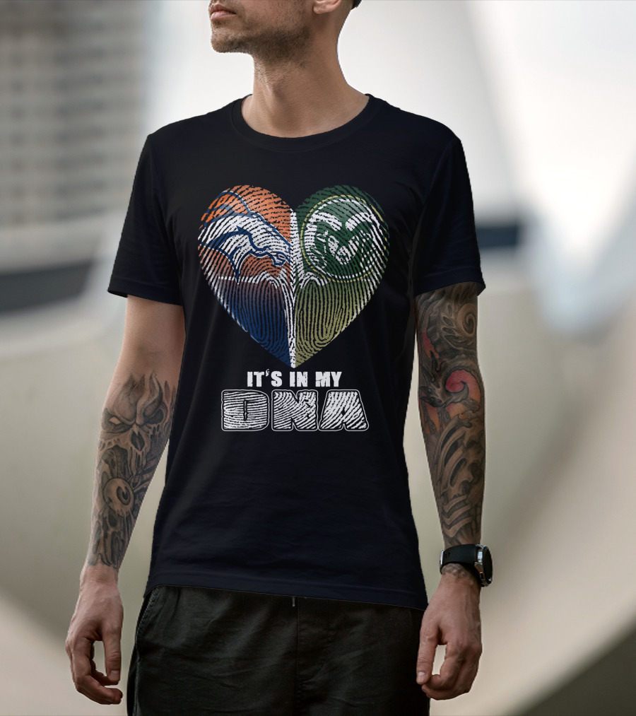 Denver Broncos Colorado State Rams It's In My Dna T-Shirt