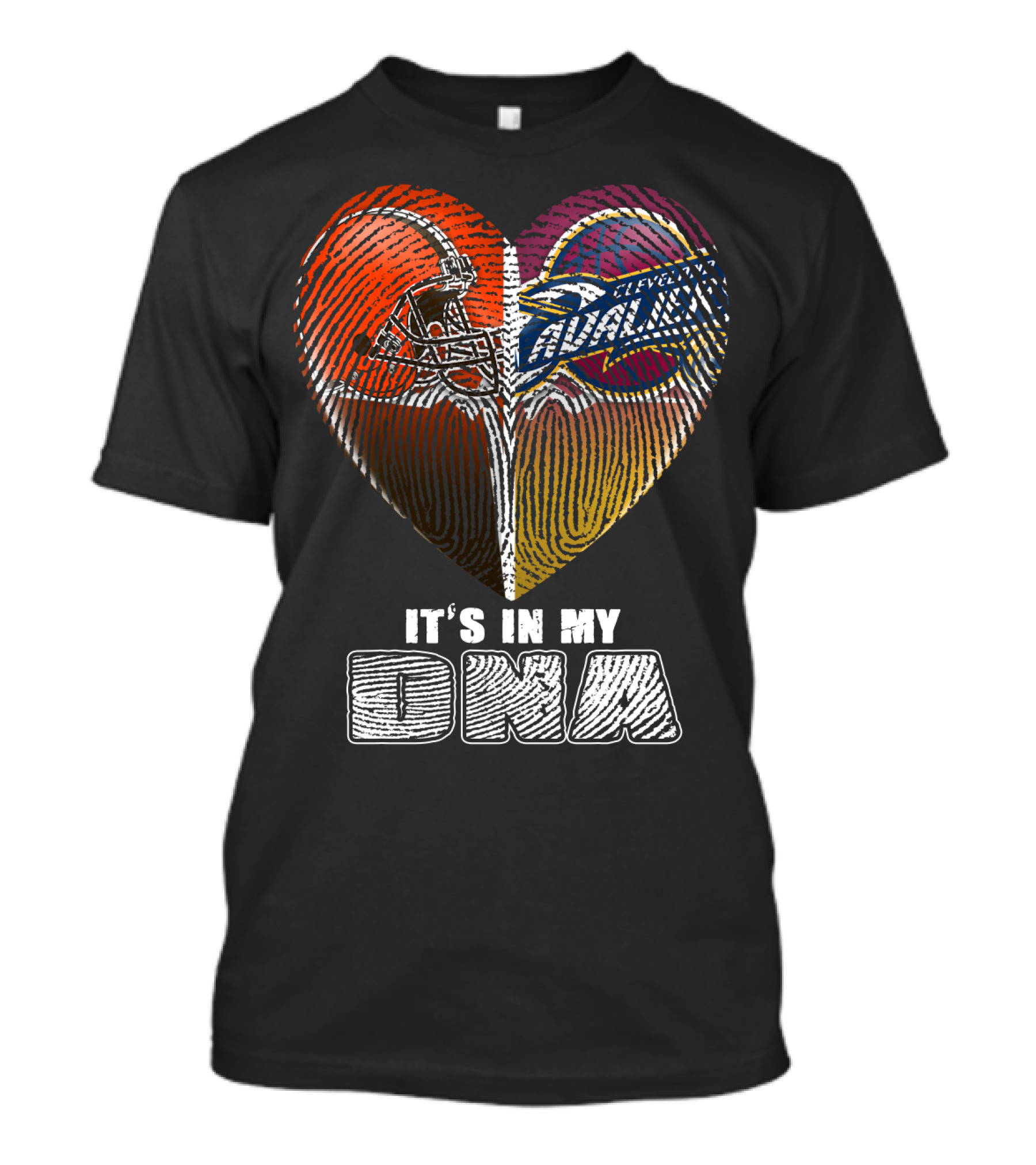 Cleveland Browns And Cavaliers It's In My Dna T-Shirt