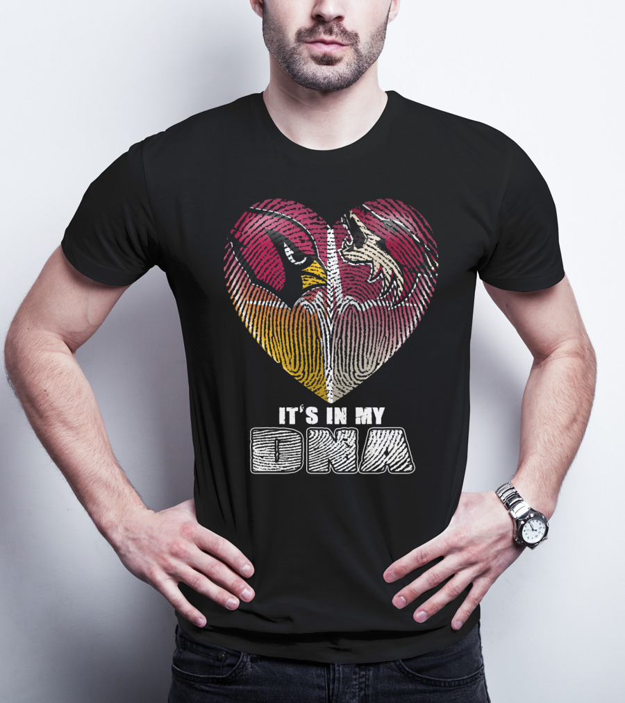 Arizona Cardinals Heart It's In My Dna T-Shirt
