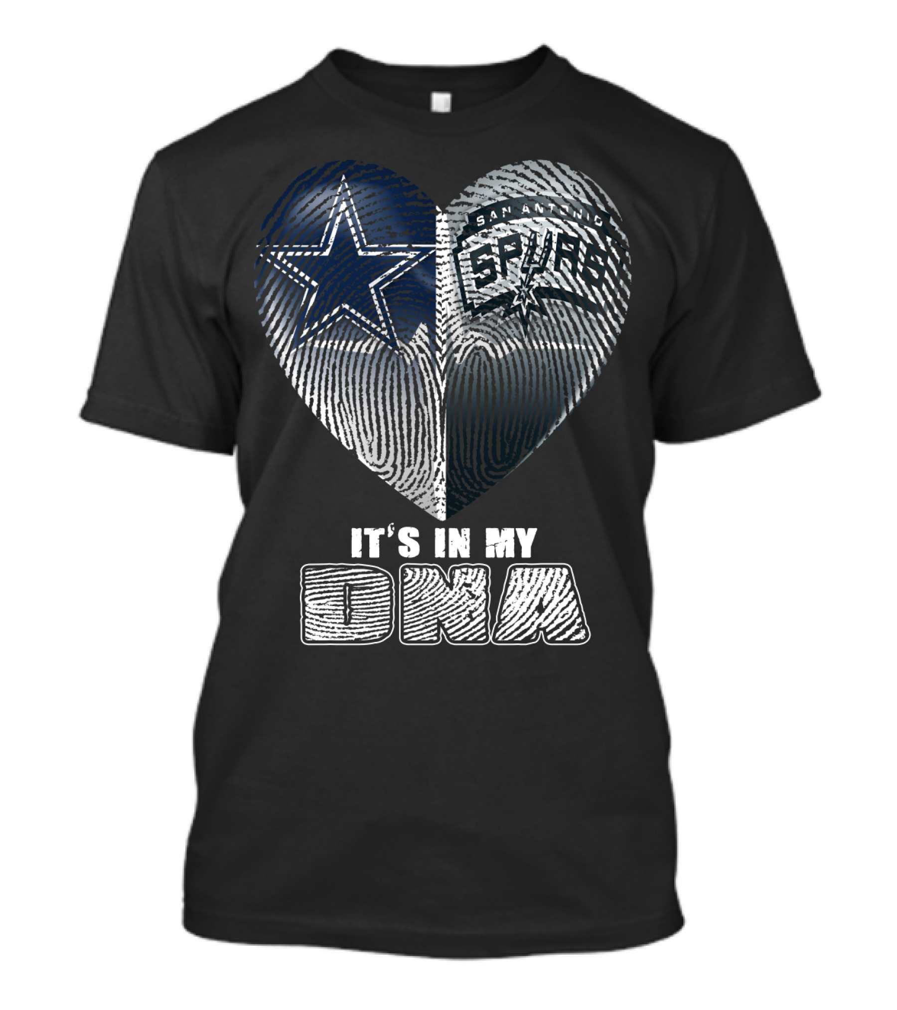 Dallas Cowboys San Antonio Spurs It's In My Dna T-Shirt