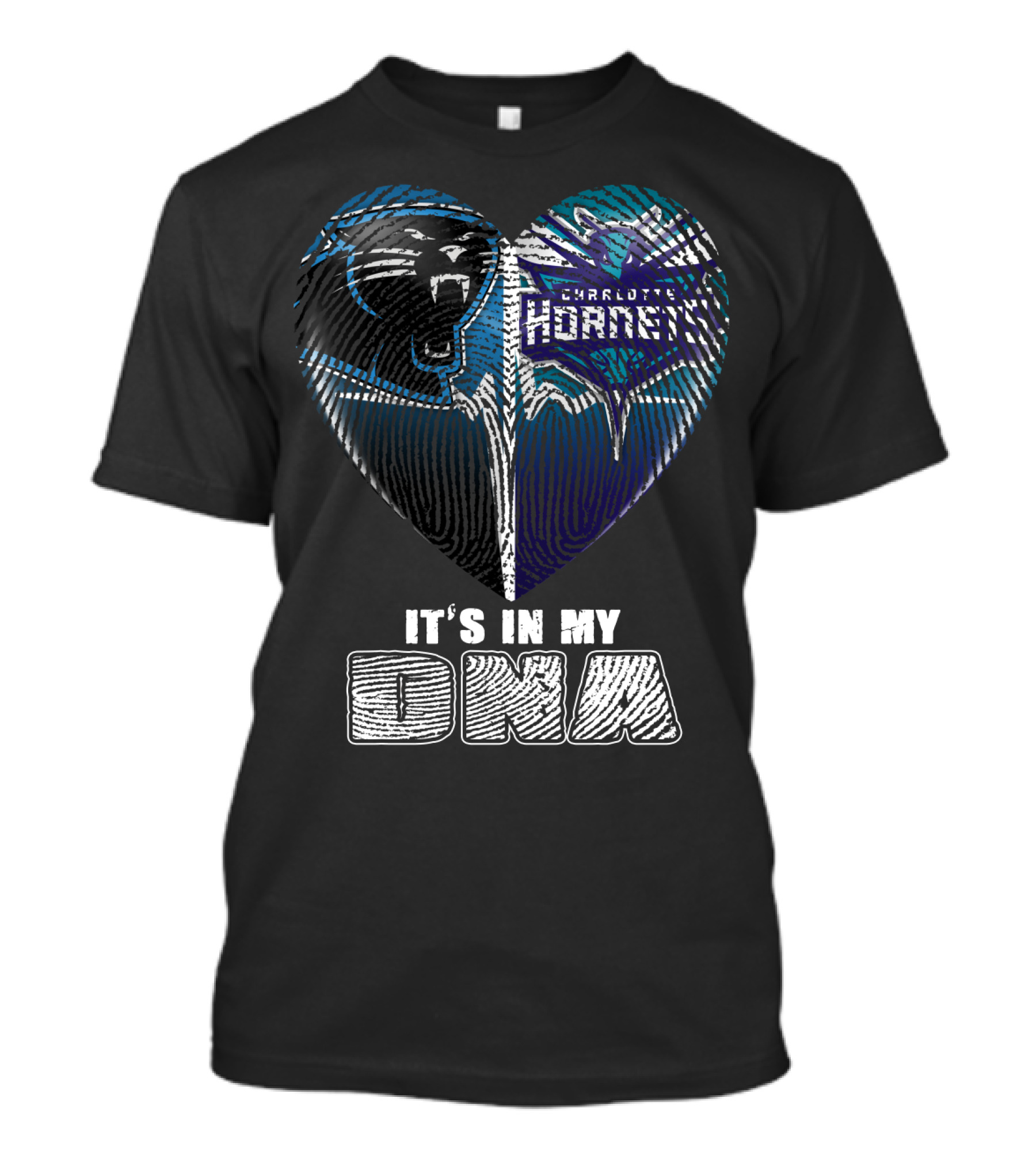 Carolina Panthers Charlotte Hornets It's In My Dna T-Shirt