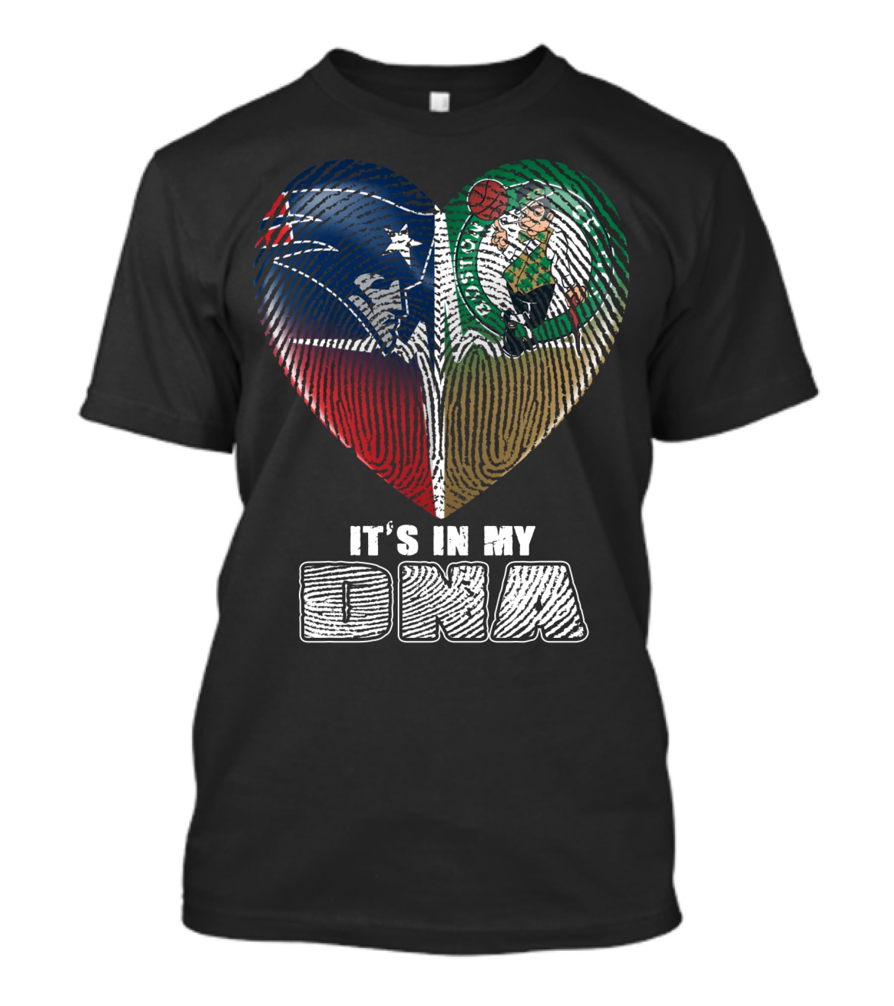 Patriots Celtics It's In My Dna T-Shirt