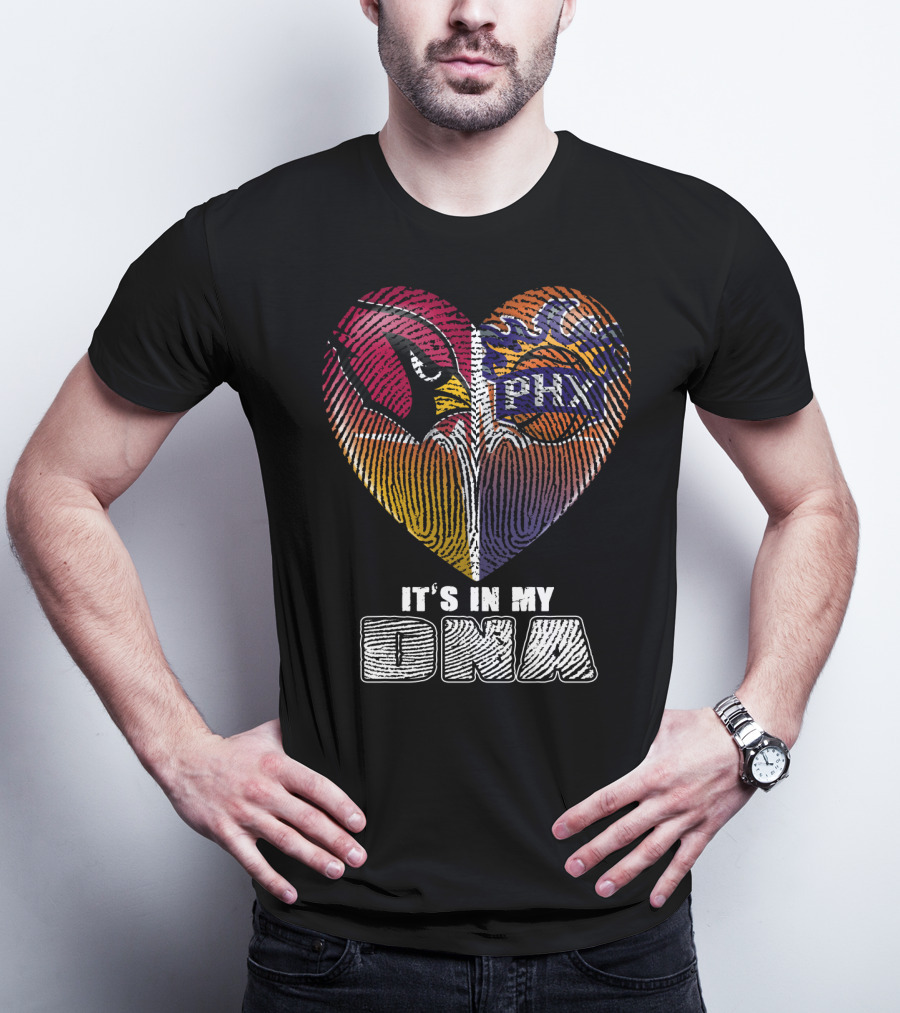 Arizona Cardinals Phoenix Suns It's In My Dna T-Shirt