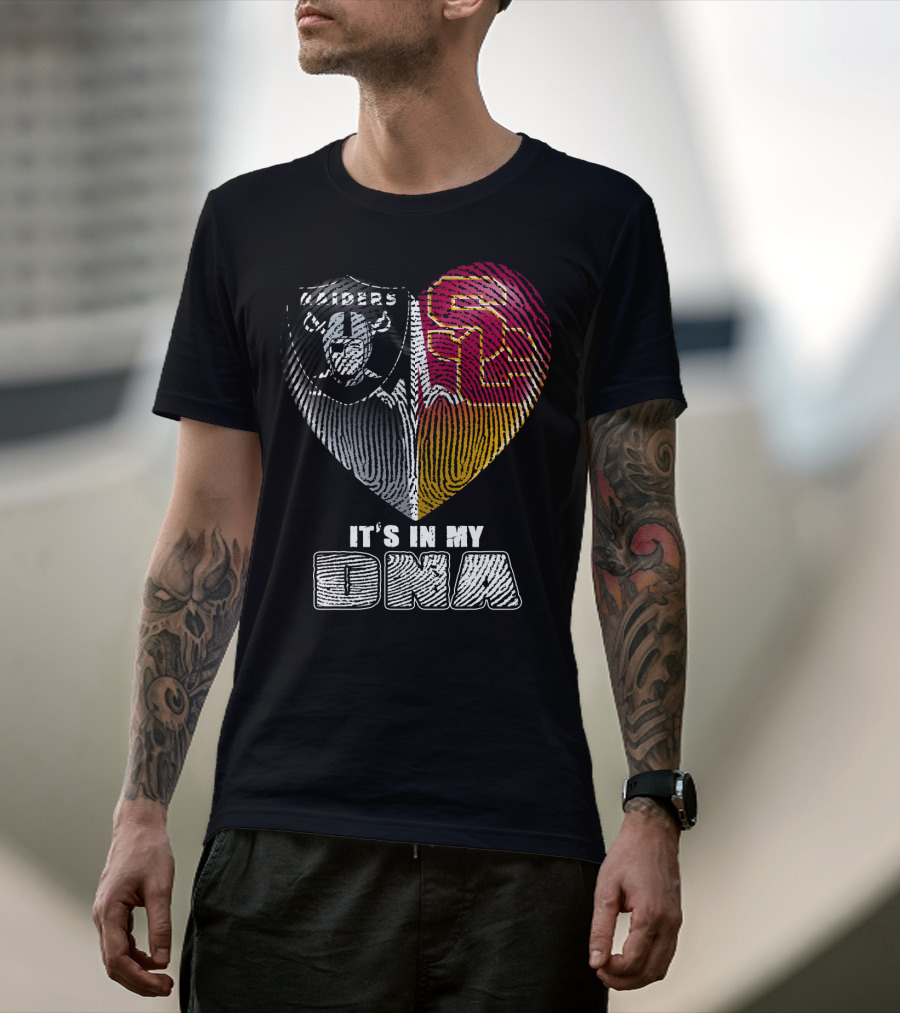 It's In My Dna Raiders Usc T-Shirt