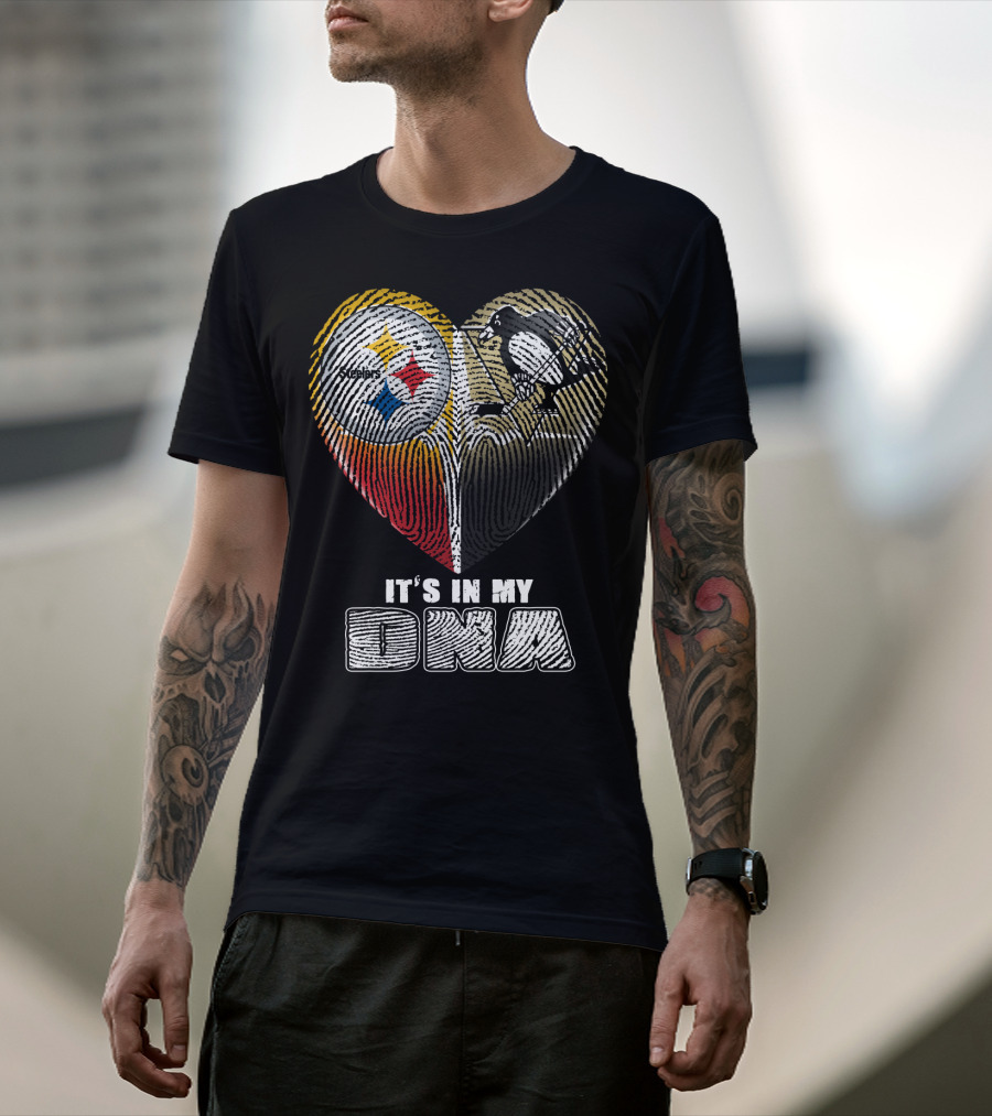 Steelers Penguins It's In My Dna T-Shirt