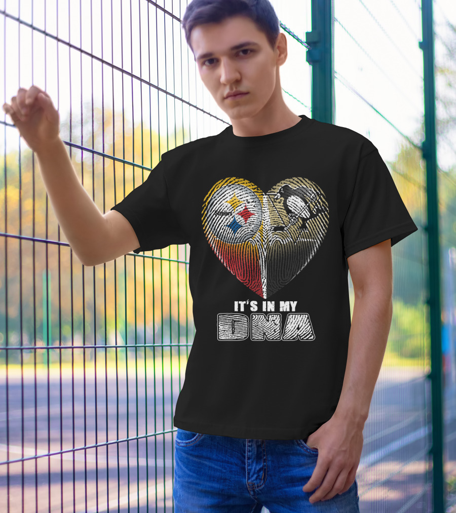 Steelers Penguins It's In My Dna T-Shirt