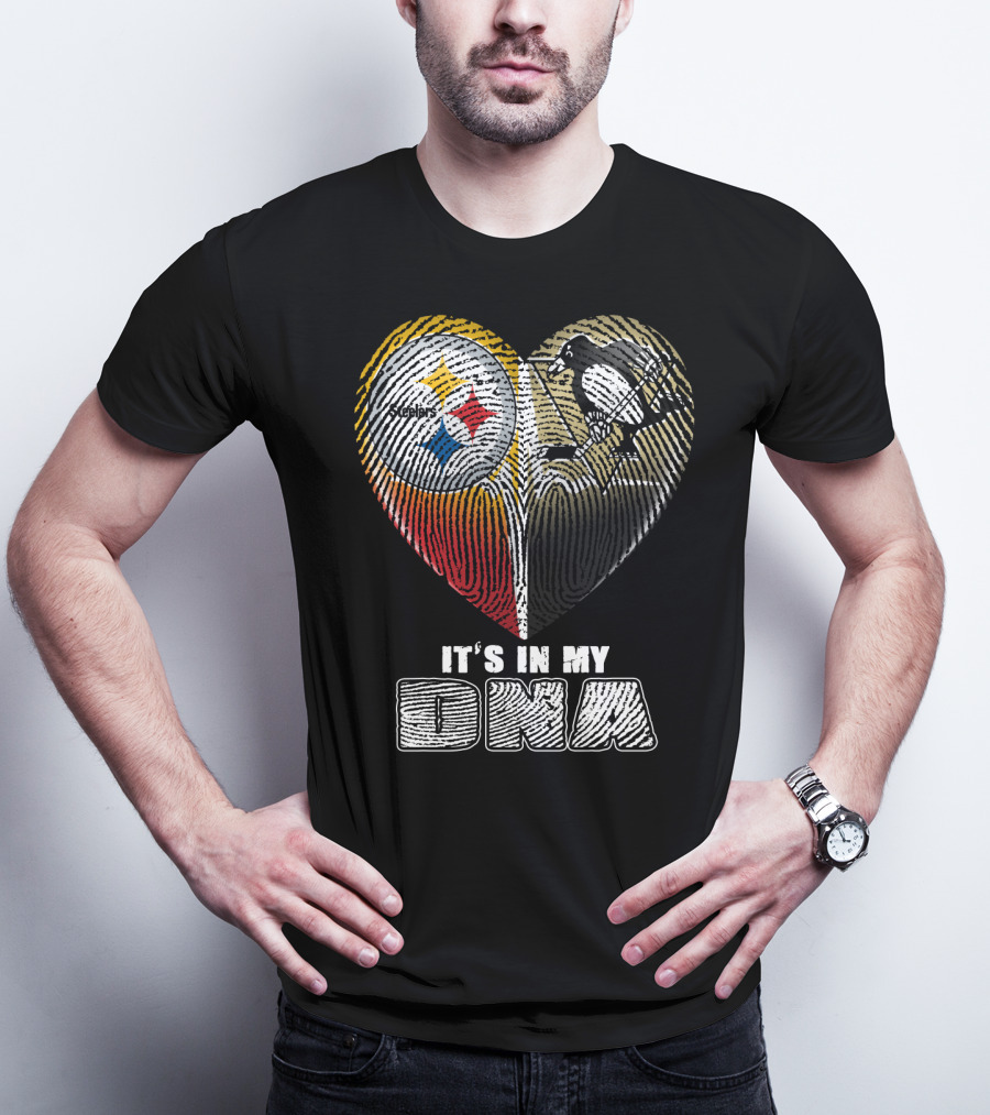 Steelers Penguins It's In My Dna T-Shirt