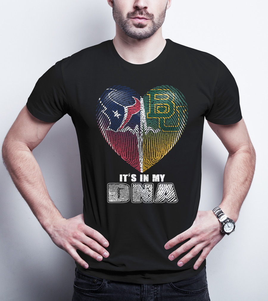 Houston Texans Baylor Bears It's In My Dna T-Shirt