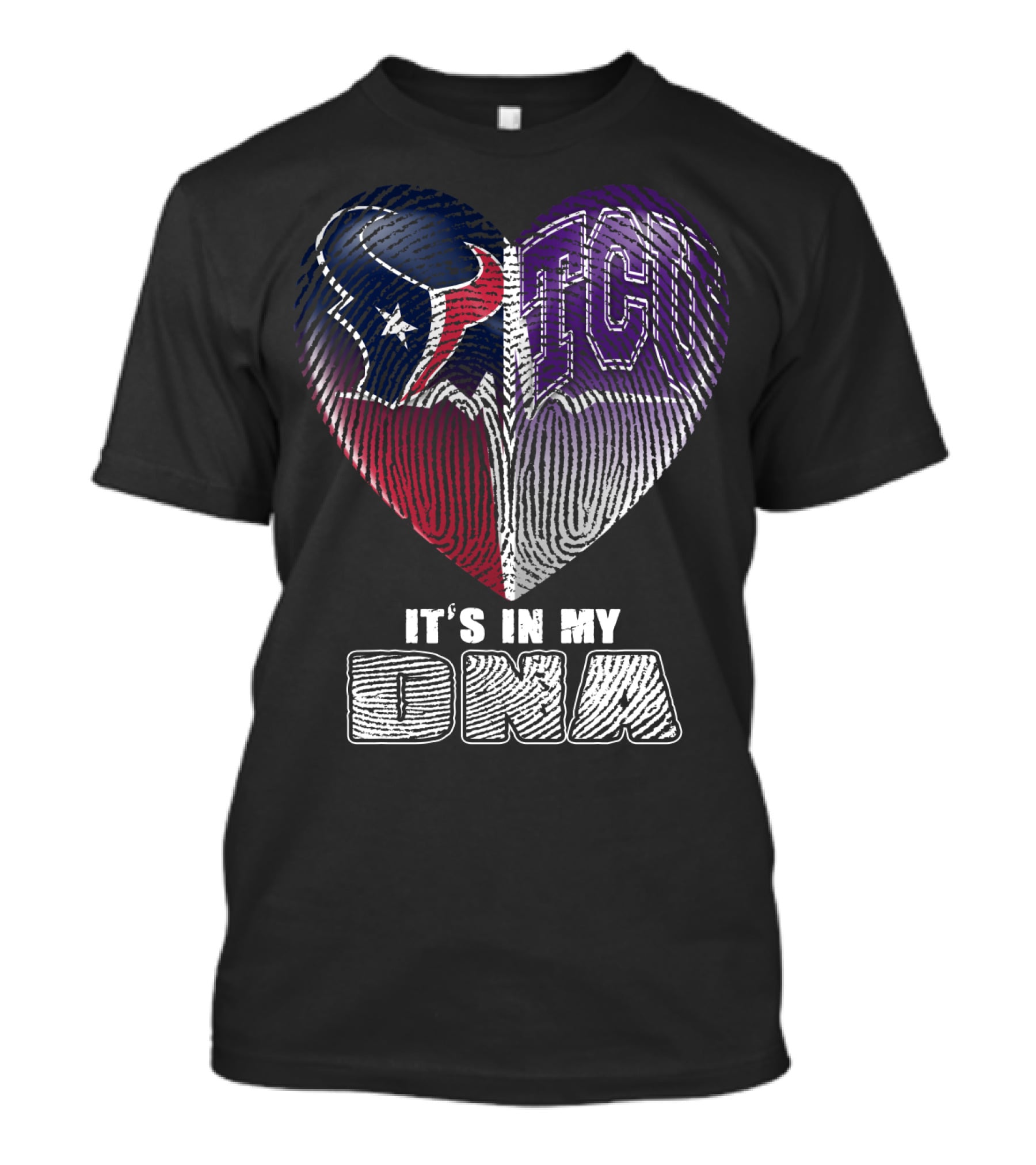 Houston Texans Tcu Horned Frogs It's In My Dna T-Shirt