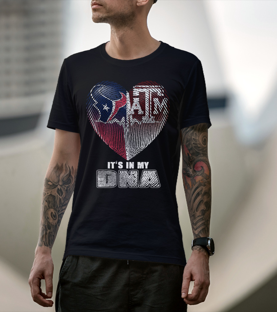 Houston Texans Texas A&M It's In My Dna 122 T-Shirt
