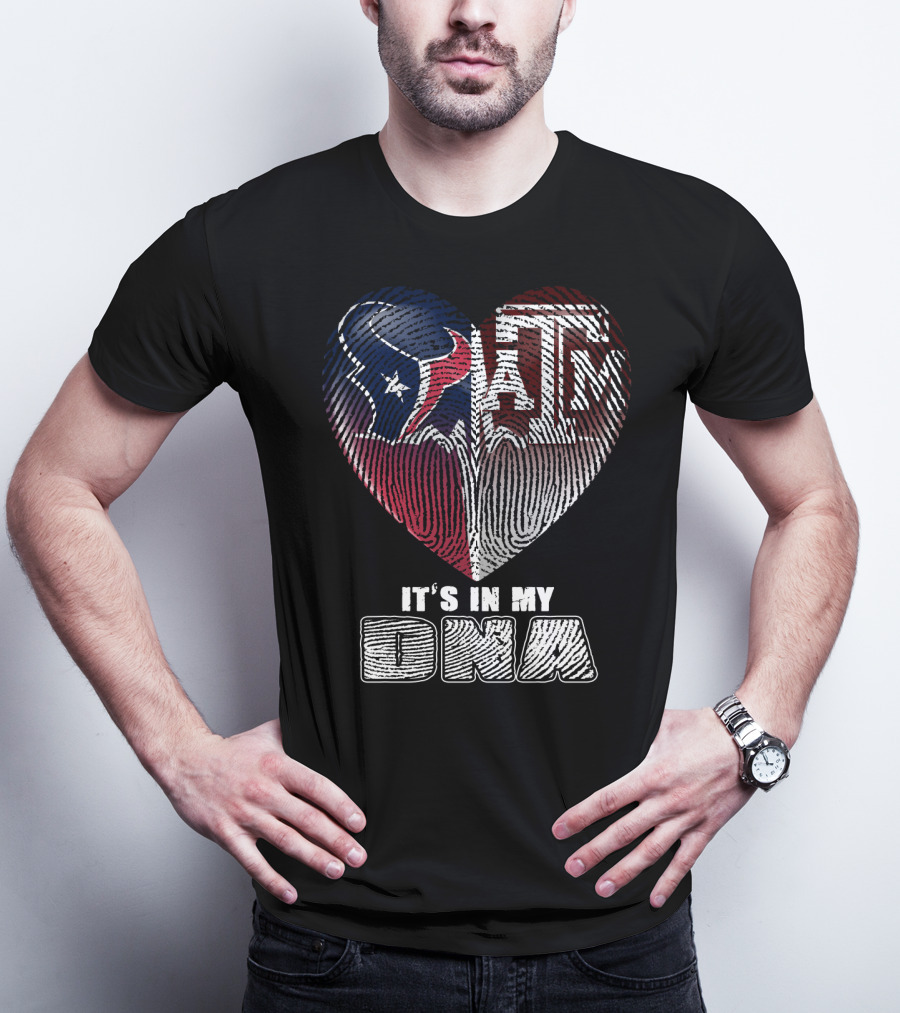 Houston Texans Texas A&M It's In My Dna 122 T-Shirt