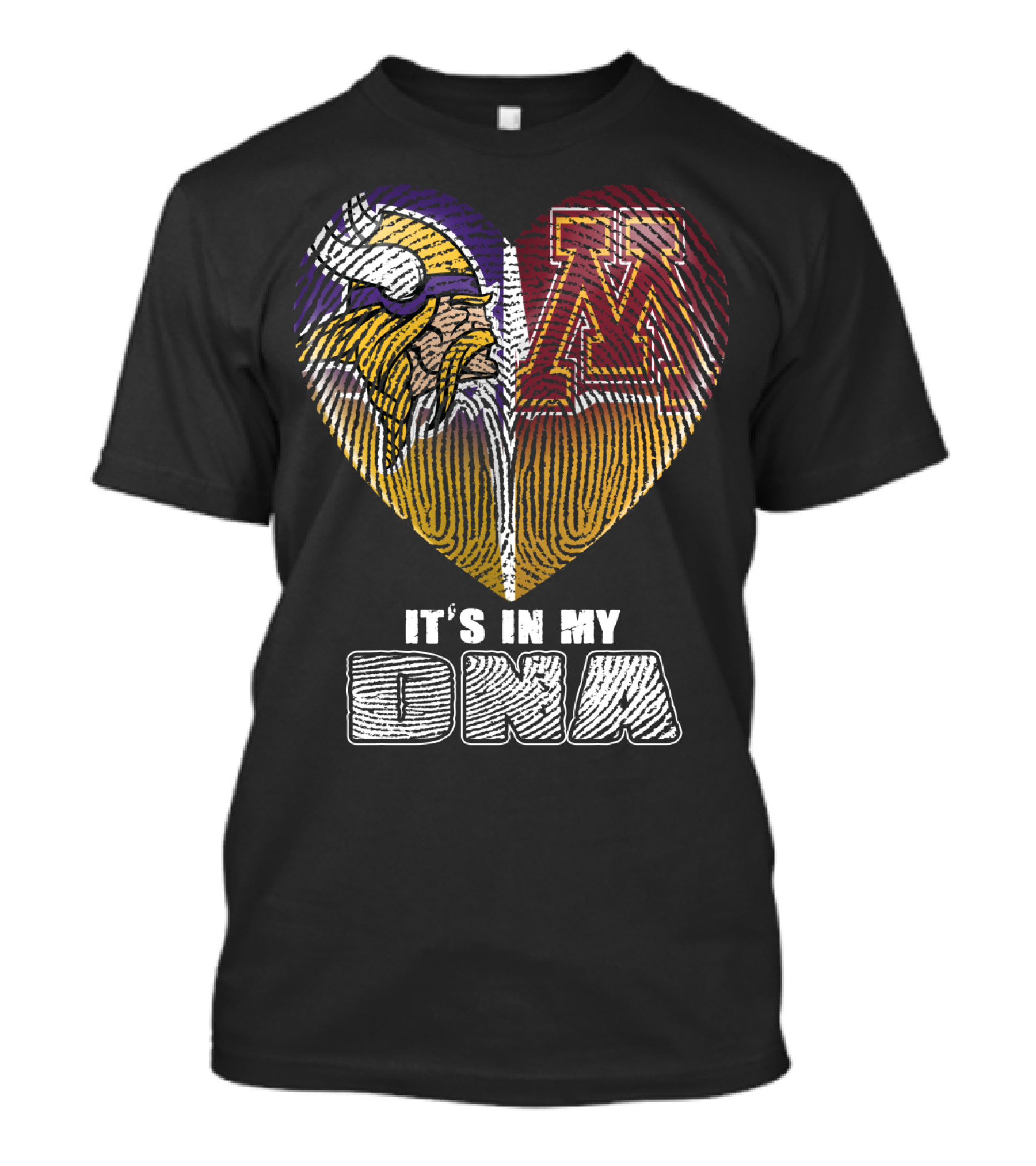 Minnesota Vikings University Of Minnesota It's In My Dna T-Shirt