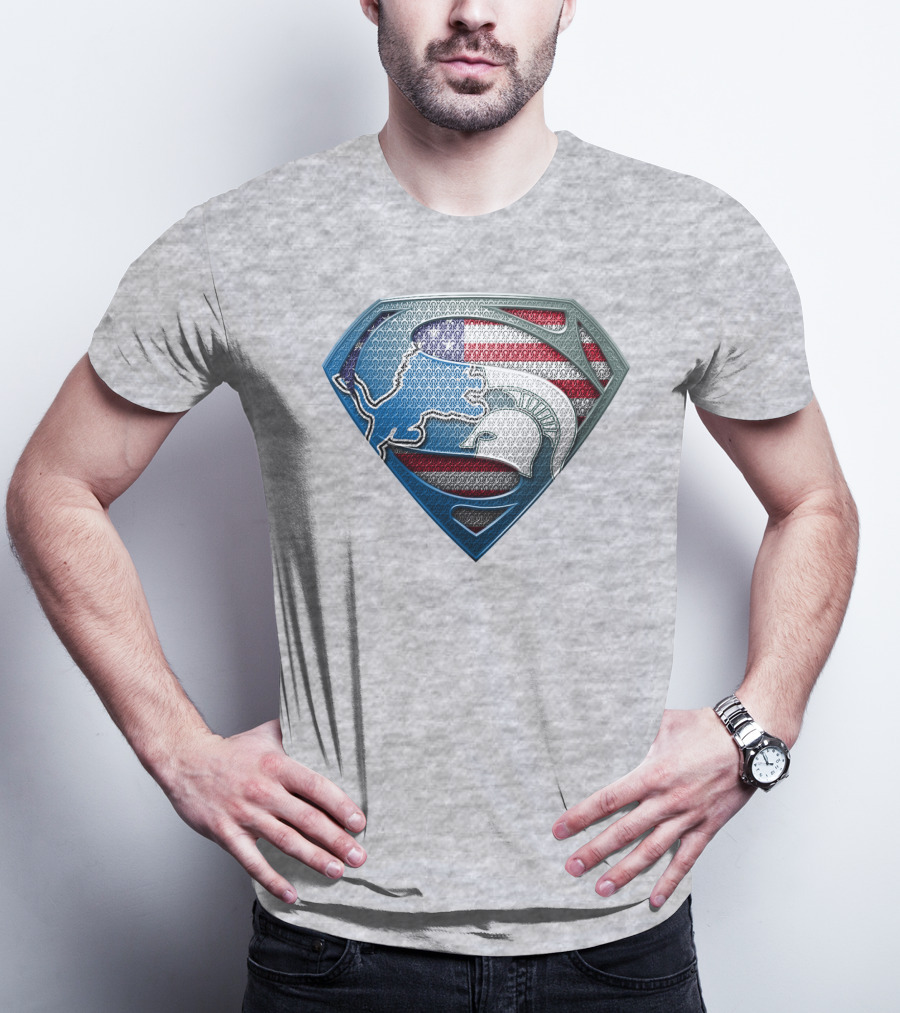 Spartan Superhero American Flag T-Shirt