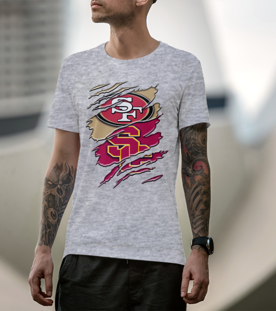 49ers Usc Mashup Rah T-Shirt