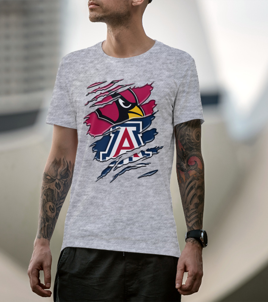 Arizona Cardinals University Of Arizona Wildcats Rah 031 T-Shirt