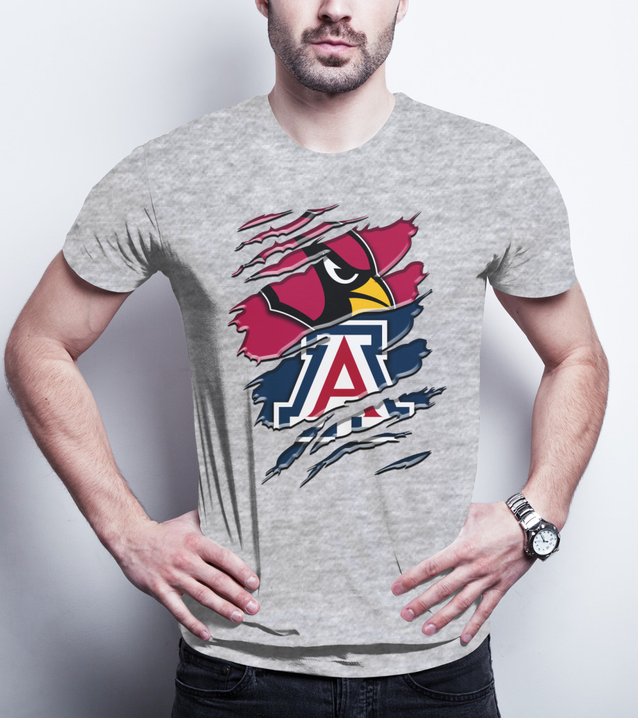 Arizona Cardinals University Of Arizona Wildcats Rah 031 T-Shirt