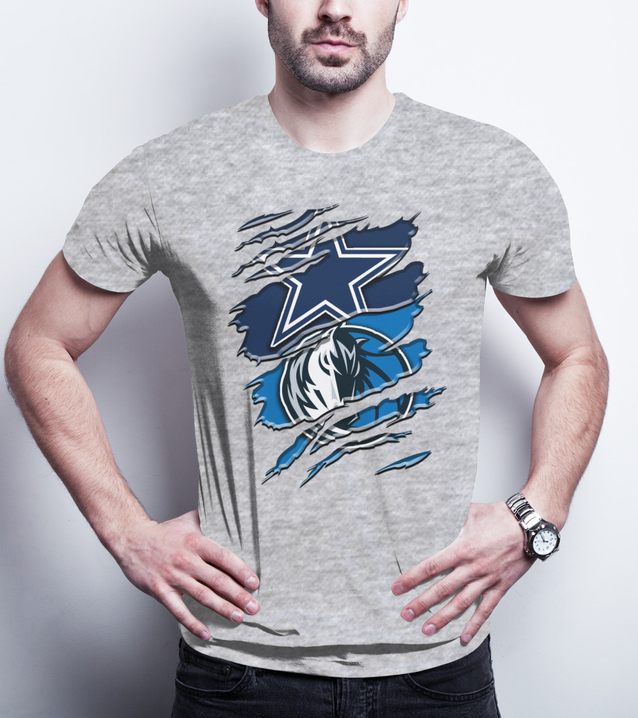 Dallas Cowboys Mavericks Crossover Rah 044 T-Shirt