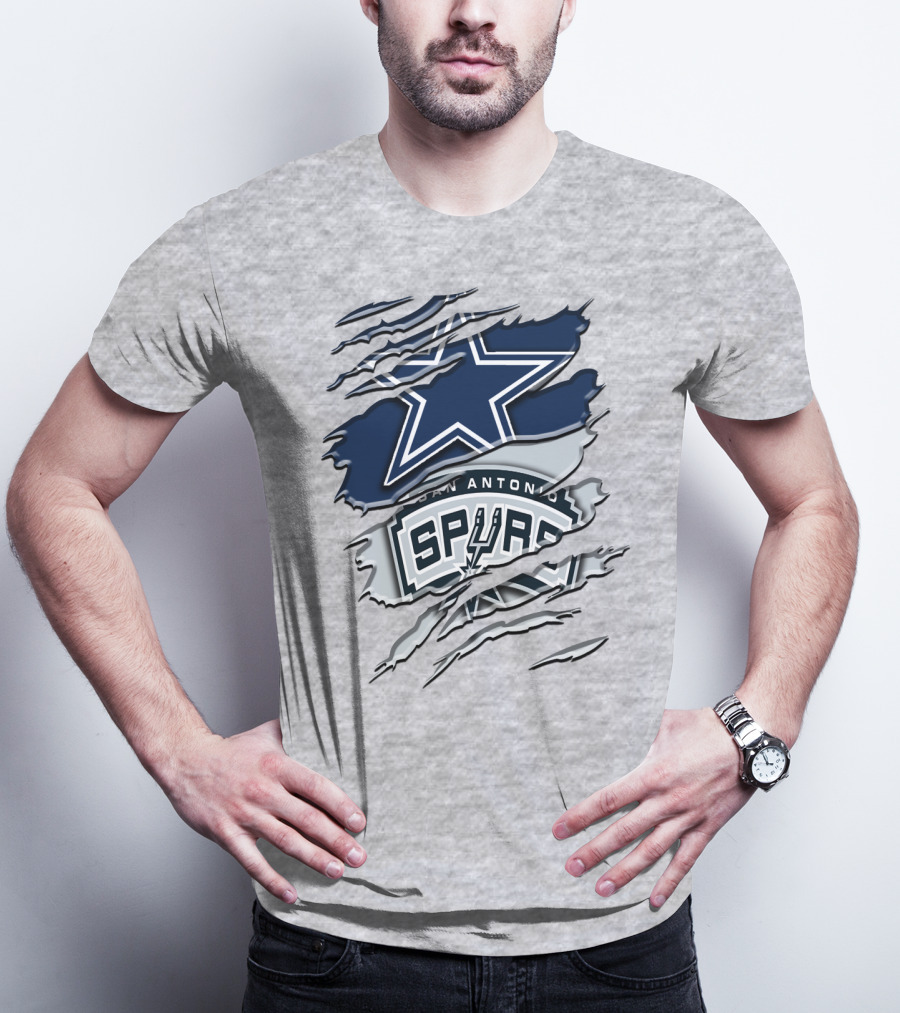 Dallas Cowboys San Antonio Spurs Rah 048 T-Shirt