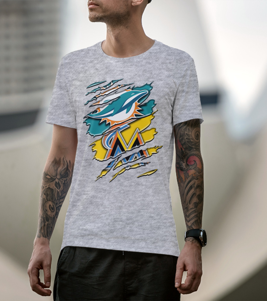 Miami Dolphins Marlins Rah 053 T-Shirt