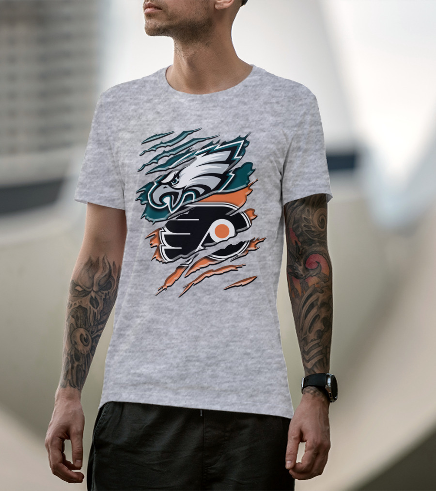 Philadelphia Eagles Flyers Rah 056 T-Shirt