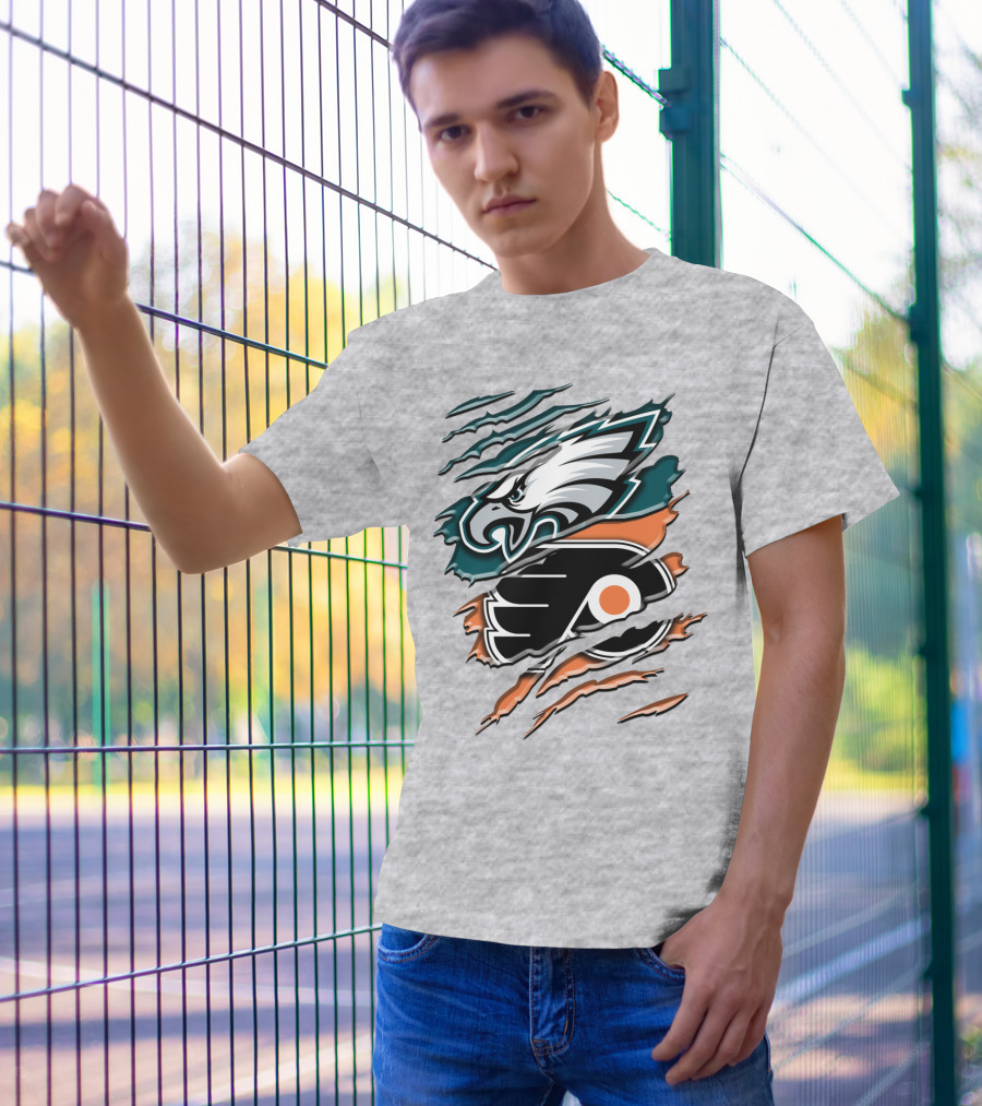 Philadelphia Eagles Flyers Rah 056 T-Shirt