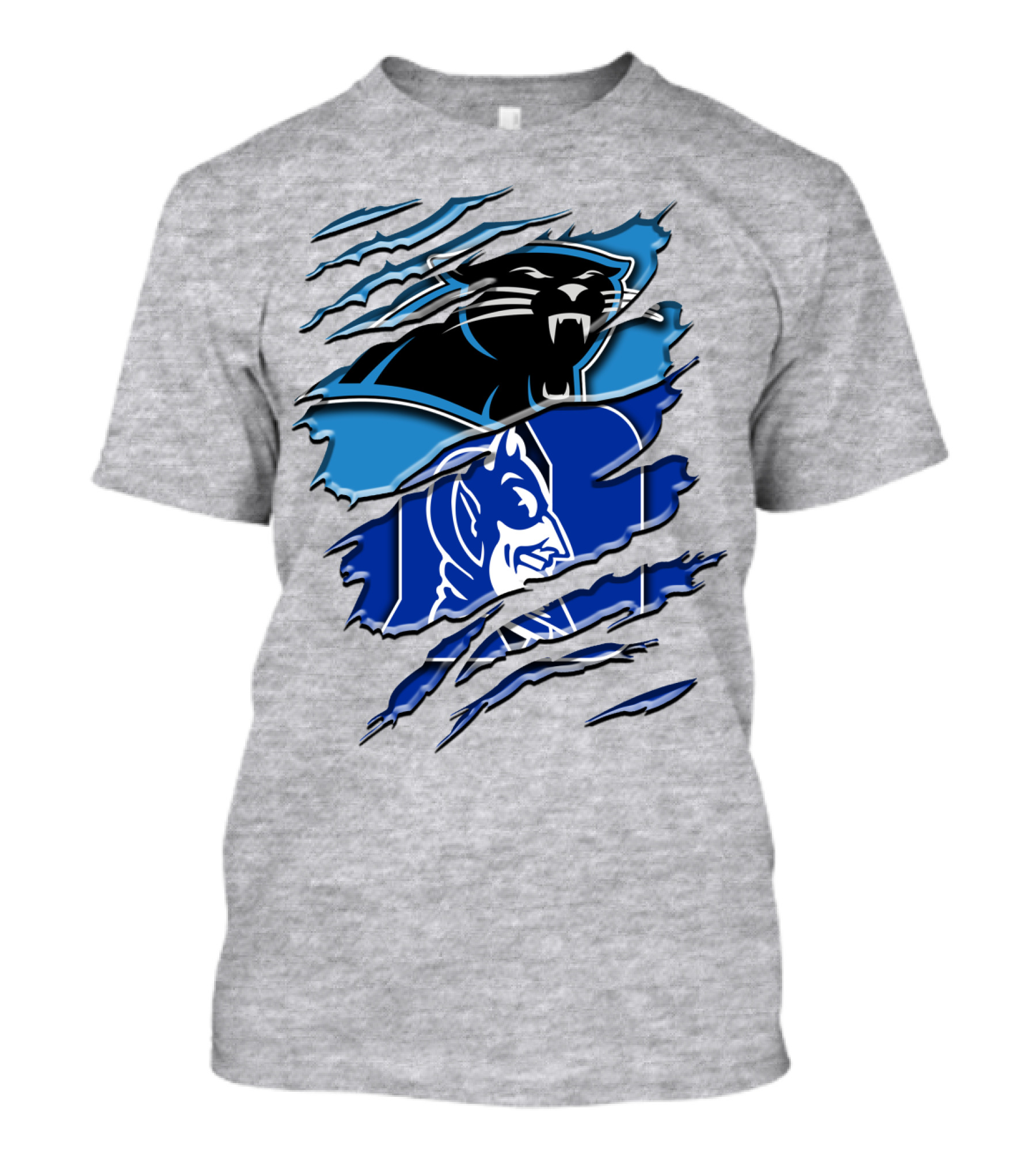 Carolina Panthers Duke Blue Devils Rah 084 T-Shirt