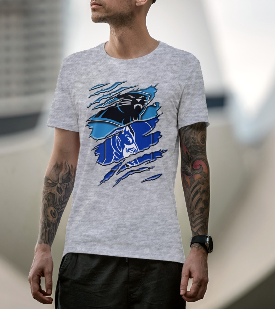 Carolina Panthers Duke Blue Devils Rah 084 T-Shirt