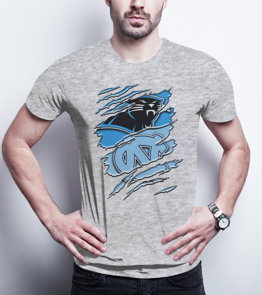 Carolina Panthers North Carolina Tar Heels Rah 087 T-Shirt