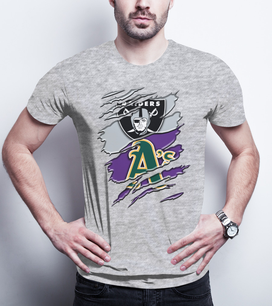 Raiders A's Logo Blend T-Shirt